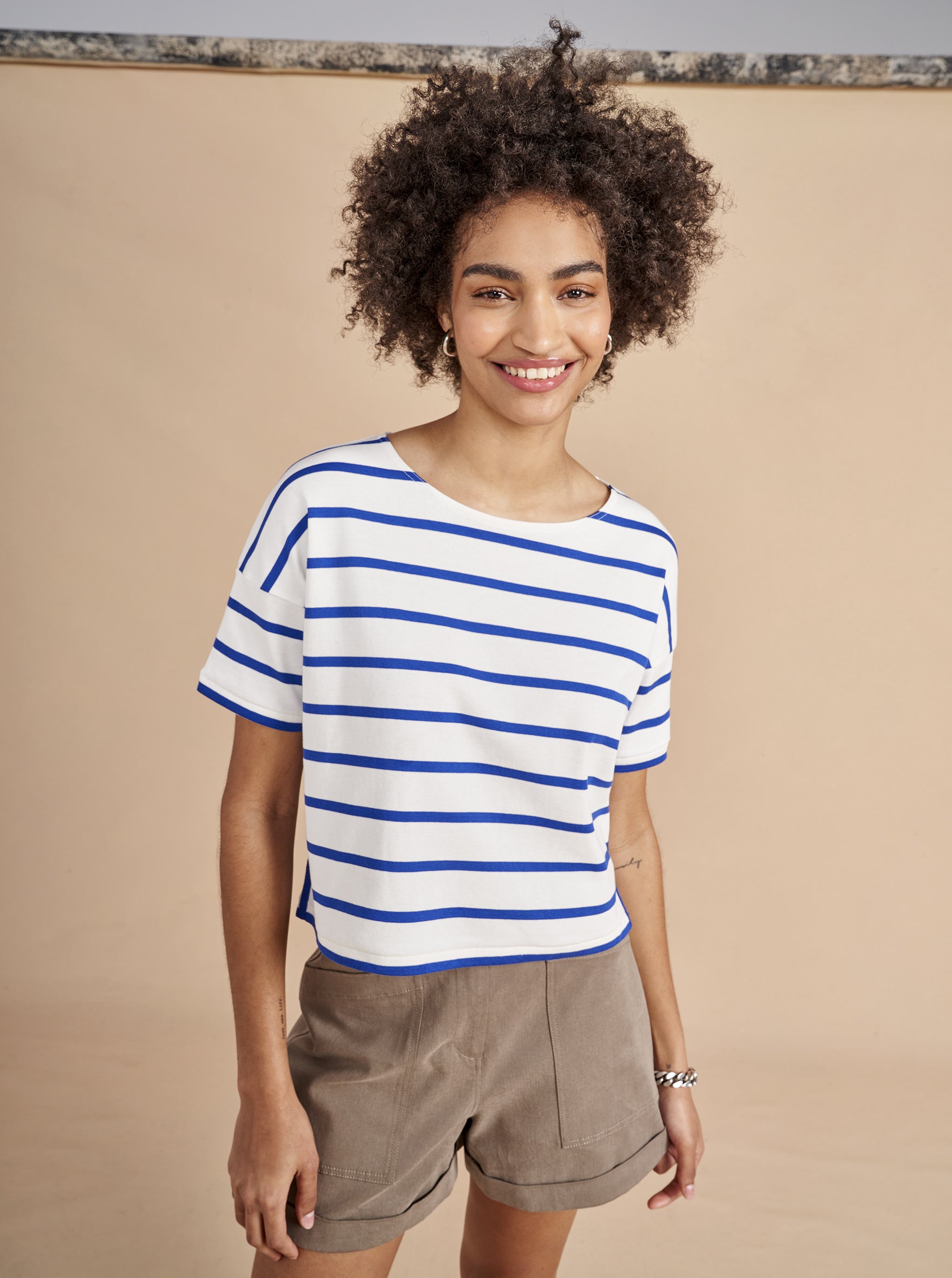 Breton Short Sleeve Tee – La Ligne